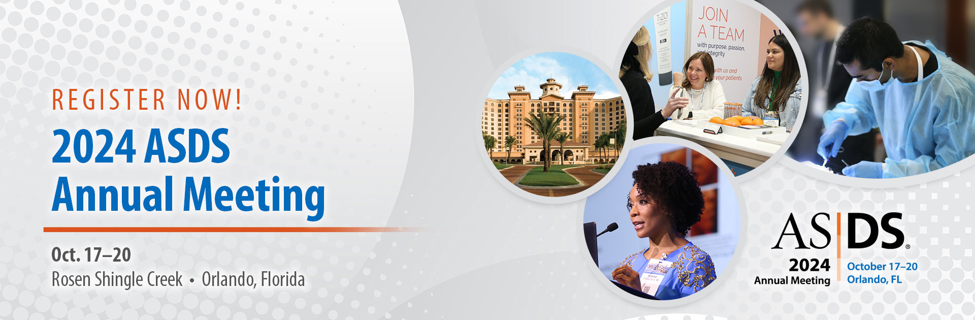 ASDS Annual Meeting | Oct. 17–20, 2024 | Orlando, Florida